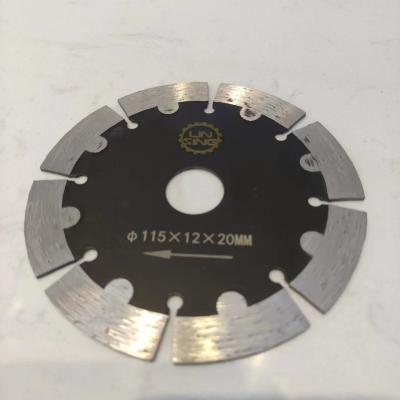 Cina Diametro 115 mm Turbo Segmentato Disco Taglia denti per Marmo Granito Bricks Asfalto Marciapiede in vendita