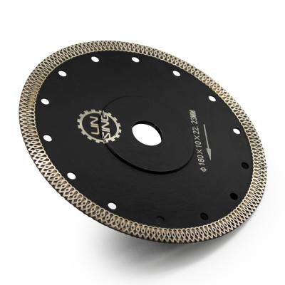 Cina 105 mm Super Thin Diamond Turbo Saw Blade per il taglio di ceramiche e piastrelle di porcellana in vendita