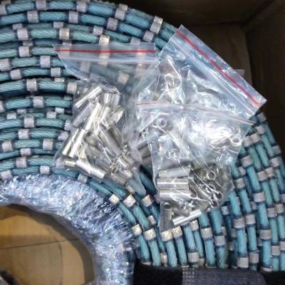 Cina Taglio di seghe di filo di diamante di plastica a perline da 8,3 mm per quadratura e profilazione di blocchi di granito in vendita