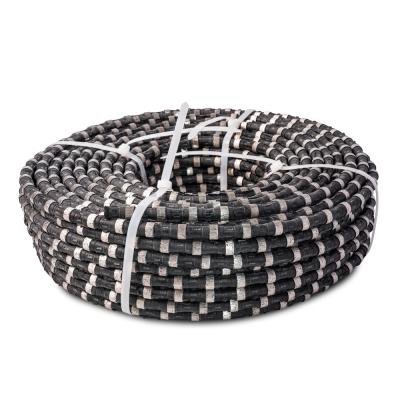 Cina 11.5mm seghe a filo di diamante per la estrazione di granito velocità di taglio 10-30 m2/h durata di vita 20-40 m2/h in vendita