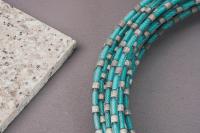 China Customized 7.3mm Granite Multi Wire Rope Profiling Saw with Diamond Wire Cutting Tool for sale