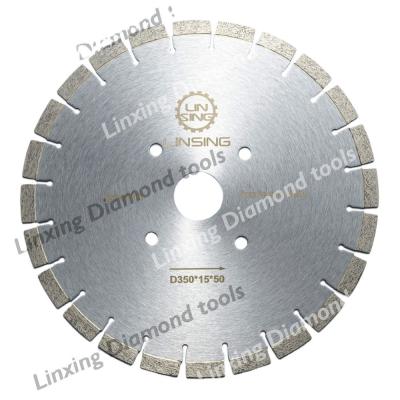 Cina D340/400/450mm Lama di seghe di diamanti per taglio di granito affilato 24 denti per pollice in vendita