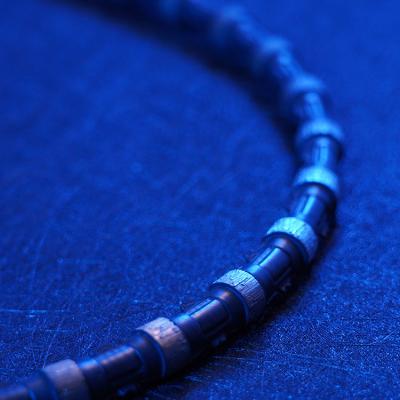 Cina supporto personalizzato OEM gomma diamante fune per la estrazione mineraria marmo granito in vendita