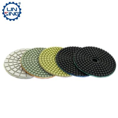 China Pad de polir flexível em 3 passos para carroçarias de granito e mármore Nível C/B/a/a Nível à venda