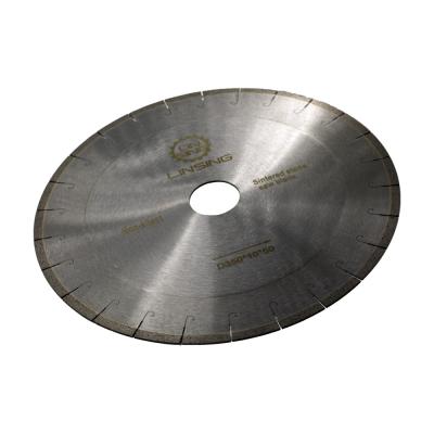 Cina Finitura rivestita in Ti 350 mm J tipo lama di seghe di diamanti per il taglio di Dekton senza frantumi in vendita