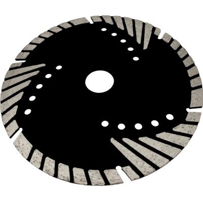 中国 D230mm 三角形波紋式 石切削用 ターボ保護歯付き 刀刃 販売のため