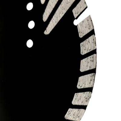 中国 D230mm 三角形波紋式 石切削用 ターボ保護歯付き 刀刃 販売のため