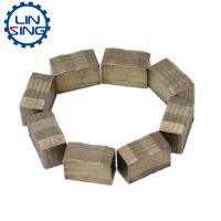 China 800mm Blade Tip Diamond Segments for Single Blade Limestone Cutter Cutting for sale
