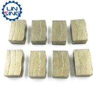 China 800mm Blade Tip Diamond Segments for Single Blade Limestone Cutter Cutting for sale