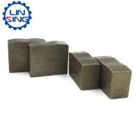 China 800mm Blade Tip Diamond Segments for Single Blade Limestone Cutter Cutting for sale