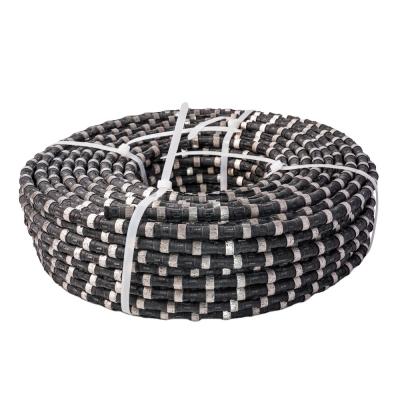 Cina 11.5mm sinterizzato corda di perline seghe di filo di diamante per il taglio di calcestruzzo armato bagnato / asciutto in vendita