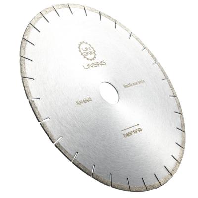 Cina Performance stabile e lunga durata di vita D400 Lamelle di seghe di diamanti per marmo con metallo di diamanti in vendita