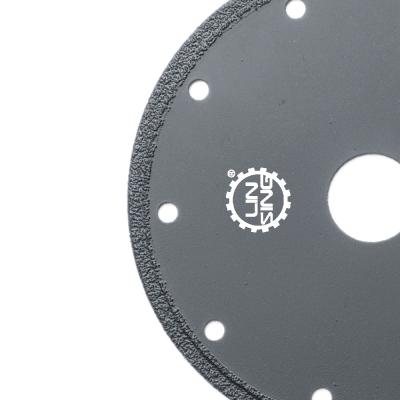 Cina D110*D20*1.2 Disco di taglio a vuoto di diamanti brasato per il taglio di calcestruzzo in pietra di precisione in vendita