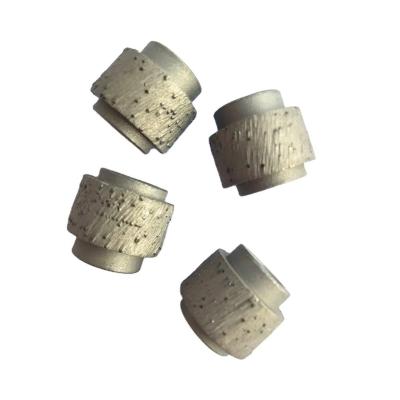 Cina 11.0 mm Perline di diamanti Marmo seghe di filo di estrazione accessori di pietra diamante taglio a secco perline sinterizzate in vendita