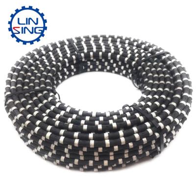 Cina 18-30 m2/h Velocità di taglio Cantina miniera calcestruzzo diamante filo segato corda per quarzo granito in vendita