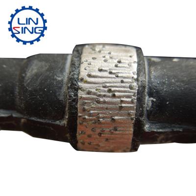 Cina 18-30 m2/h Velocità di taglio Cantina miniera calcestruzzo diamante filo segato corda per quarzo granito in vendita