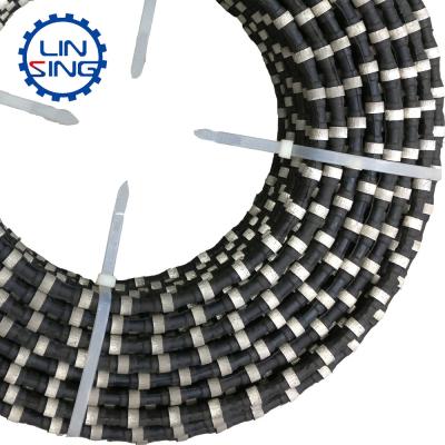 Cina 18-30 m2/h Velocità di taglio Cantina miniera calcestruzzo diamante filo segato corda per quarzo granito in vendita