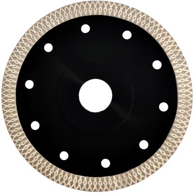 Cina Strumenti di taglio di pietra per diamanti Dischi di taglio turbo a maglia X super sottili per taglio a secco bagnato in vendita