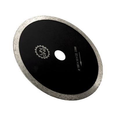 Cina 10 mm Altezza del segmento LINSING 180 mm Lama di segatura lapidaria di diamanti per il taglio di piastrelle di porcellana in vendita