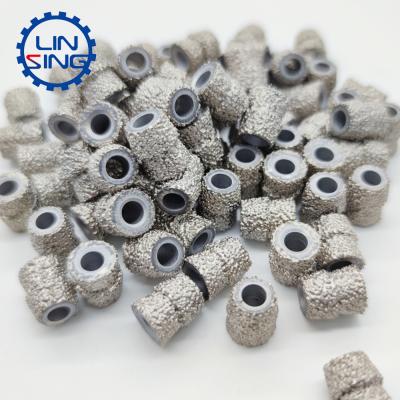 Cina supporto OBM personalizzato doppio vuoto brasato marmo cava seghe a filo per taglio in vendita