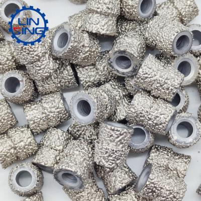 Cina supporto OBM personalizzato doppio vuoto brasato marmo cava seghe a filo per taglio in vendita