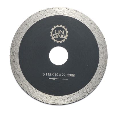 China Koudpers 8 inch continu diamantzaagmes voor keramische tegels Asfalt snijden goed Te koop