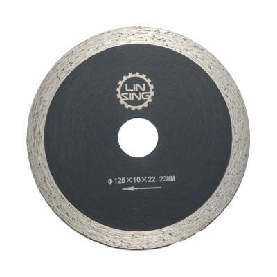 China Koudpers 8 inch continu diamantzaagmes voor keramische tegels Asfalt snijden goed Te koop