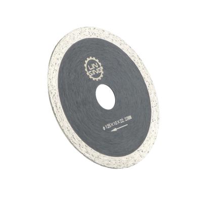 China Koudpers 8 inch continu diamantzaagmes voor keramische tegels Asfalt snijden goed Te koop