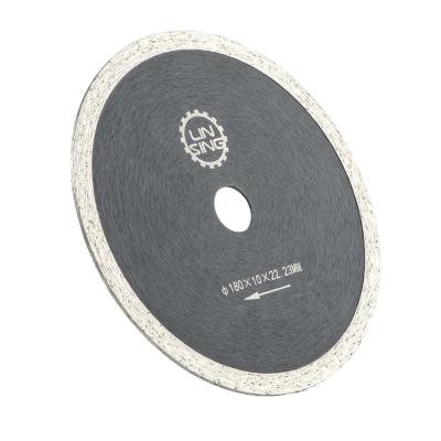 China Koudpers 8 inch continu diamantzaagmes voor keramische tegels Asfalt snijden goed Te koop
