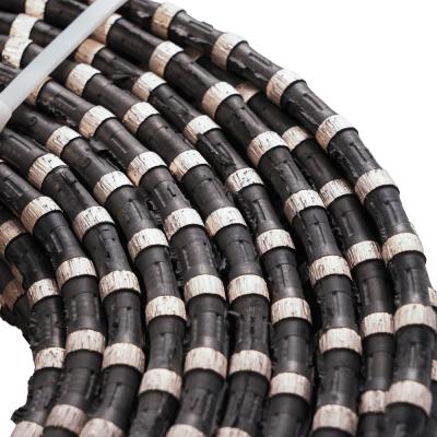 China Long Lifespan Stone Cutting Line Tools Diamond Rubber Wire Saw for Sandstone Graphite for sale
