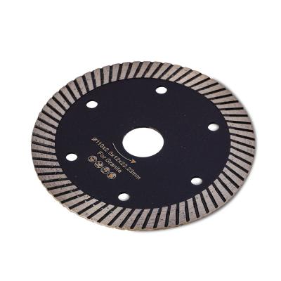 China ODM-ondersteuning 230 mm diamant Turbo zaagblad voor het efficiënt snijden van granietmarmer Te koop