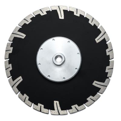 China Warmpers D230mm T-type Diamantgereedschap voor het droog snijden van steen met beschermende tanden Te koop