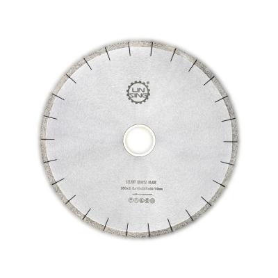 Cina Disco di taglio di diamanti personalizzato da 350 mm per utensili di taglio di piastrelle di quarzito a taglio freddo in vendita
