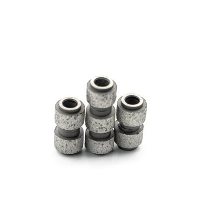 Cina D11.0mm perline di seghe a filo di diamante brasate al vuoto per utensili a blocchi di pietra ad alta velocità di taglio in vendita