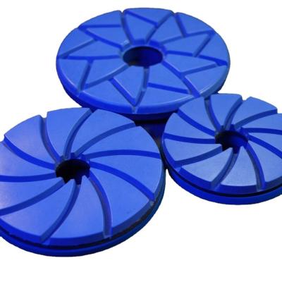China Pad de polimento de resina de bloqueio de caracol de 125 mm personalizado para disco de moagem de granito à venda