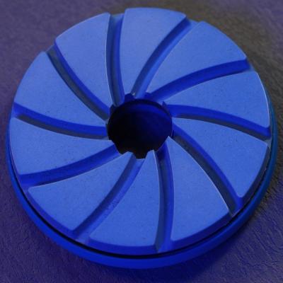 Cina Pad di lucidatura in resina a chiusura di lumaca da 125 mm personalizzato per disco di macinazione del granito in vendita