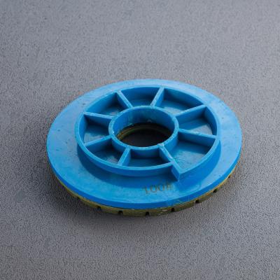 Cina Pad di lucidatura in resina a chiusura di lumaca da 125 mm personalizzato per disco di macinazione del granito in vendita