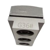 China 15/20MM Working Layer Thickness Rectangle Magnesite Fickert for Granite Edge Grinding for sale
