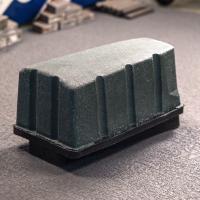 China 15/20MM Working Layer Thickness Rectangle Magnesite Fickert for Granite Edge Grinding for sale