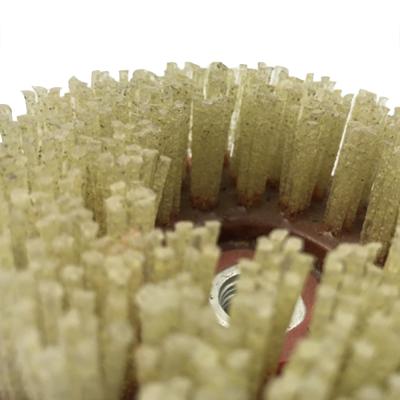 Cina Fickert rotondo e Francoforte spazzole di diamanti per la lucidatura della pietra supporto personalizzato ODM Grit 46 in vendita