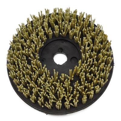 Cina Supporto OBM personalizzato 100mm-300mm Nylon Francoforte spazzola abrasiva per la lavorazione della pietra in vendita