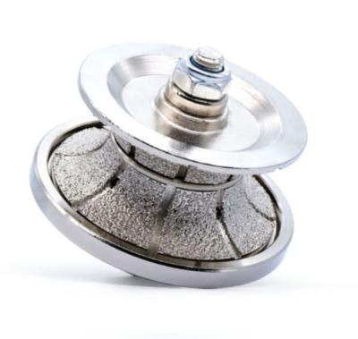 Cina 20-40 mm di spessore sinterizzato di diamante router di pietra bit per la rottura bordo di granito marmo pad abrasivo in vendita