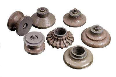 Cina 20-40 mm di spessore sinterizzato di diamante router di pietra bit per la rottura bordo di granito marmo pad abrasivo in vendita
