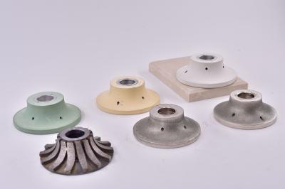 Cina 20-40 mm di spessore sinterizzato di diamante router di pietra bit per la rottura bordo di granito marmo pad abrasivo in vendita
