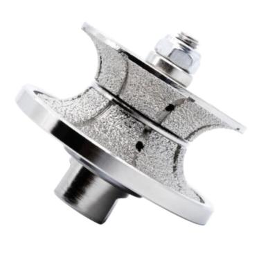 China Desempenho estável Pad Abrasivo vácuo Brazed Edge Profile Wheel Diamond Router Bits para Pedra à venda