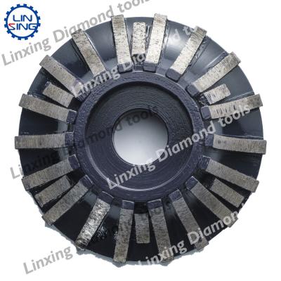 Cina 45-120 mm Bit di router di diamanti brasati al vuoto per bordatura di pietra Full Bullnose in vendita