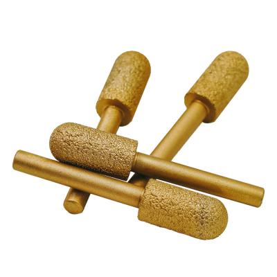 Cina Granito marmo incisione di pietra di diamante router bit Grit 30 -60 bit brasati sotto vuoto in vendita