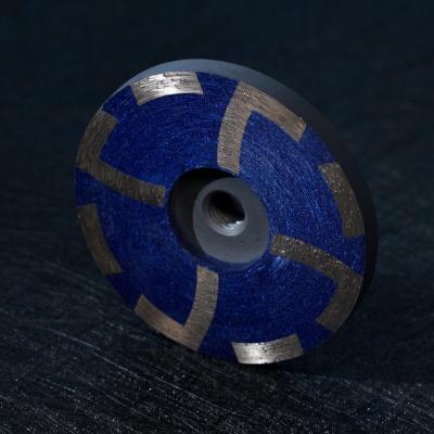 Cina 12 segmenti D100MM Griglia di calcestruzzo con 5/8-11 connessione e ruota abrasiva in vendita