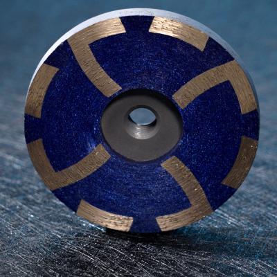 Cina 12 segmenti D100MM Griglia di calcestruzzo con 5/8-11 connessione e ruota abrasiva in vendita