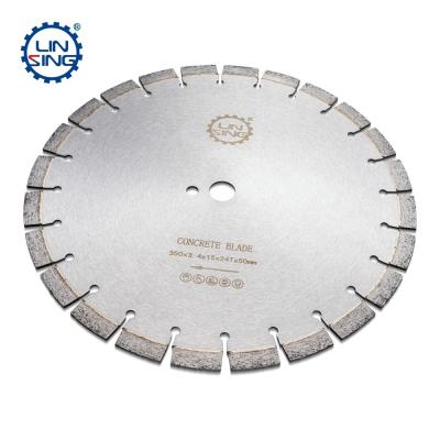 中国 鋭さ 優位性 350mm ディスク ダイヤモンド ソー 刃 コンクリート 切断 保証 販売のため